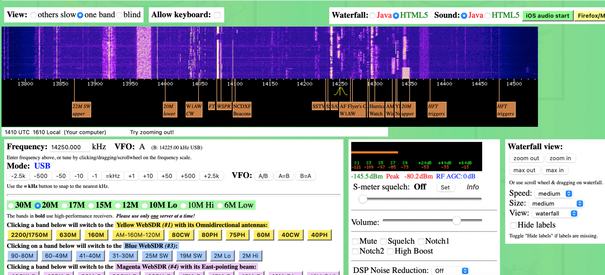 WebSDR – Amateurfunk Itzehoe
